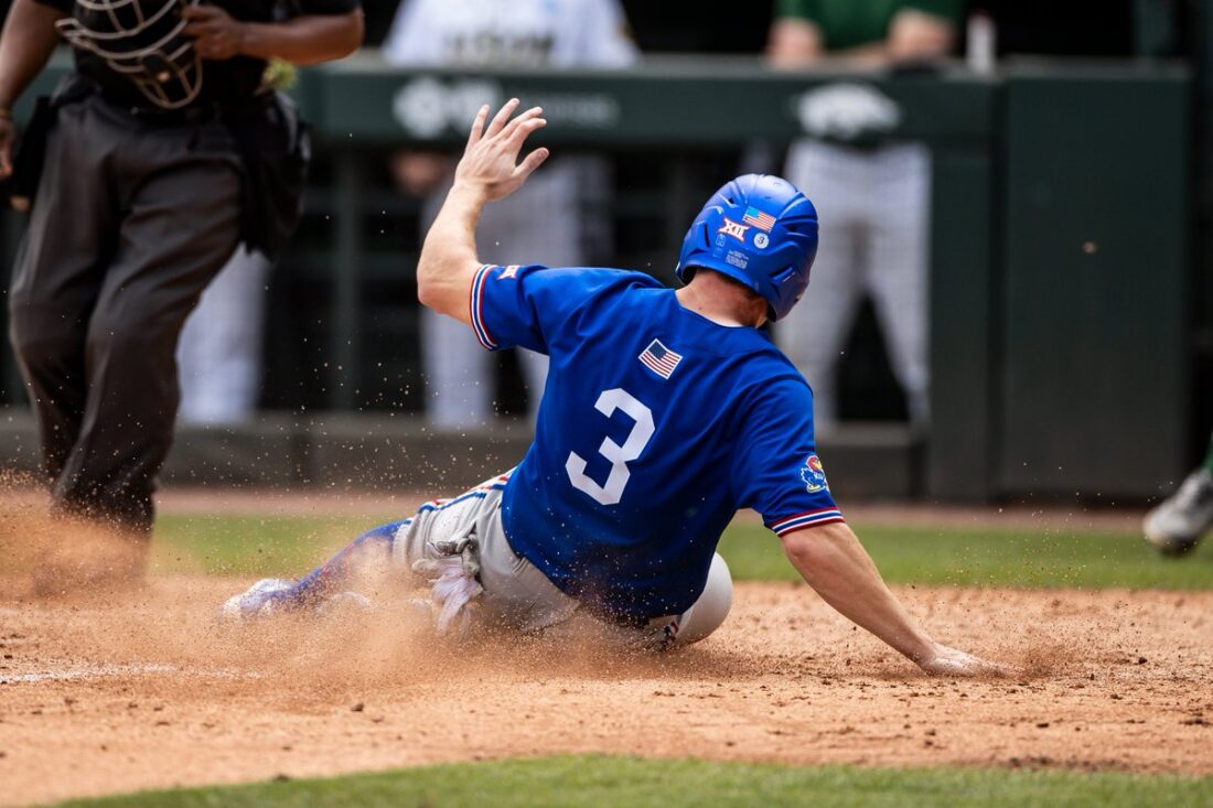 KU baseball eliminated from postseason with 4-3 loss to NDSU | News ...